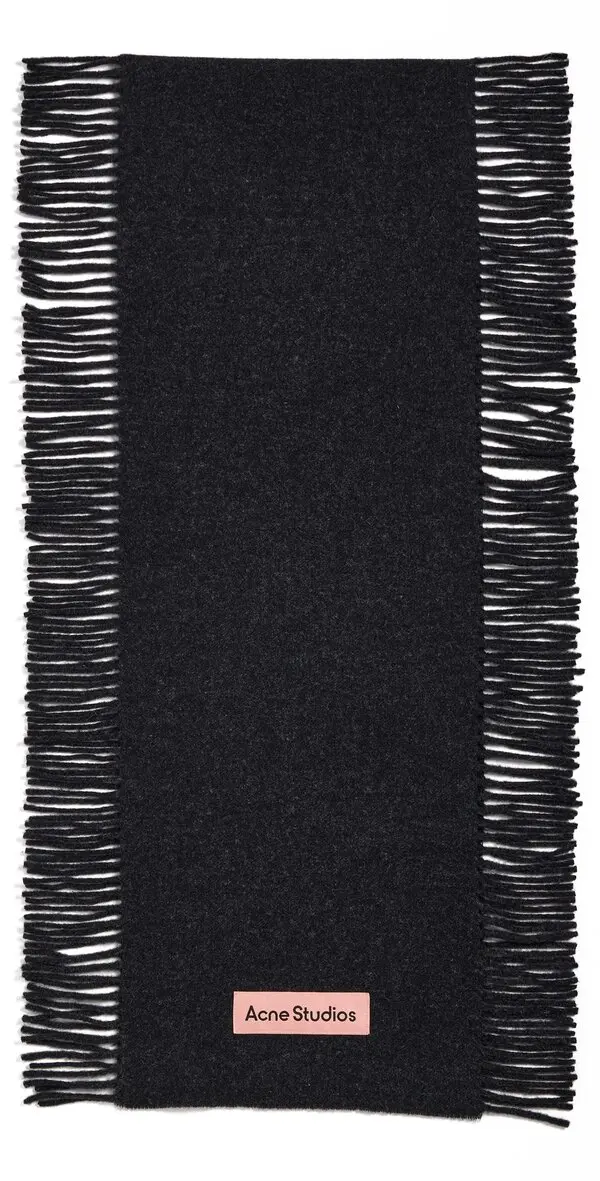 Acne Studios Canada Cancan Rws Scarf - Black Melange