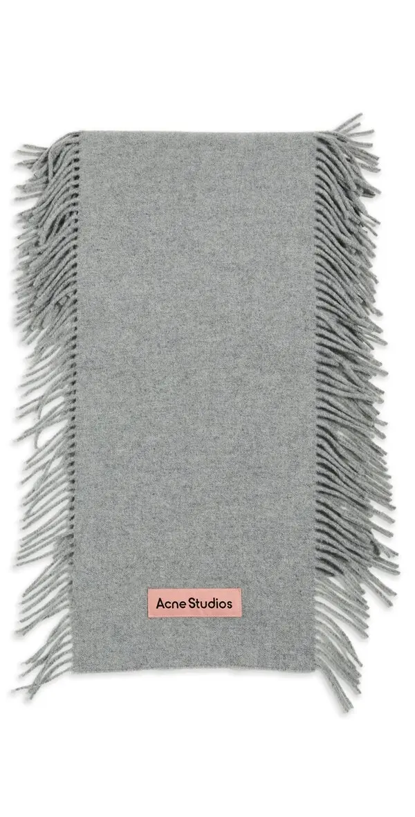 Acne Studios Canada Cancan Rws Scarf - Light Grey Melange