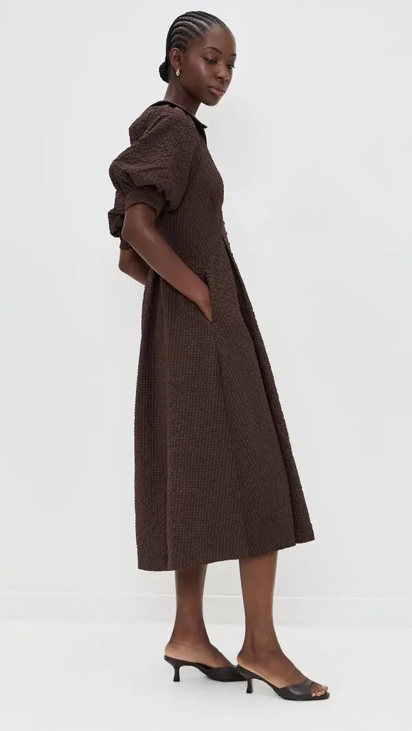 English Factory Shirt Midi Dress