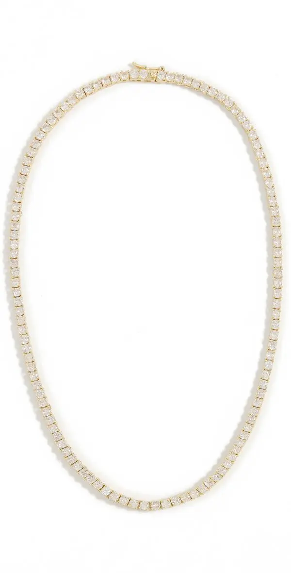 Shashi Medium Tennis Necklace - Gold