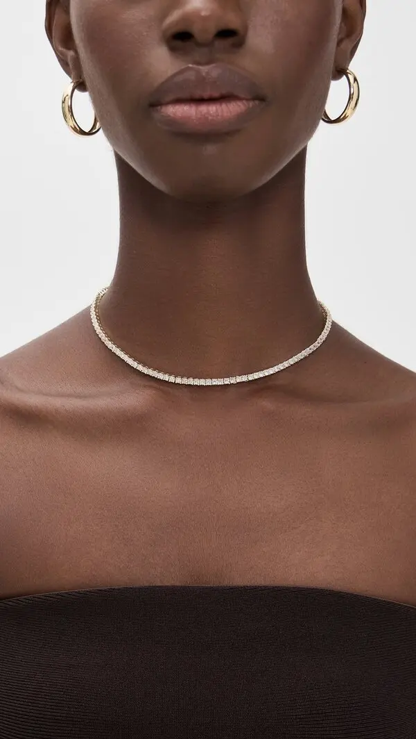 Shashi Medium Tennis Necklace - Gold