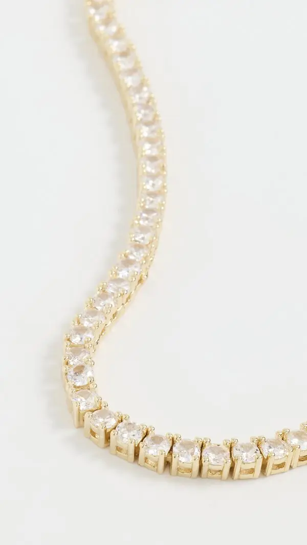 Shashi Medium Tennis Necklace - Gold