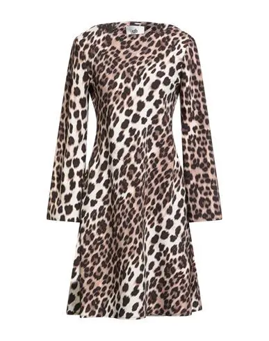COMPAGNIA ITALIANA Leopard Print Mini Dress