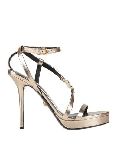 Versace Leather Slingback Sandals
