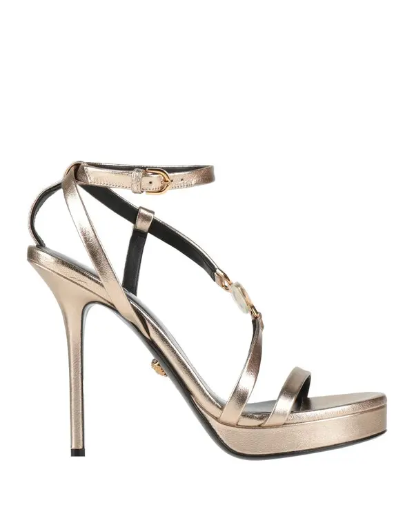 Versace Leather Slingback Sandals