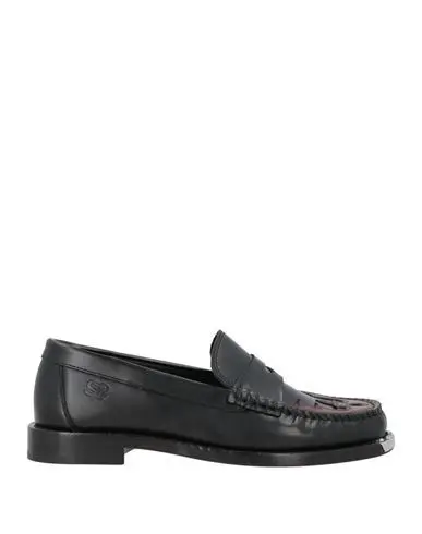 Sandro Glossed-leather Penny Loafers