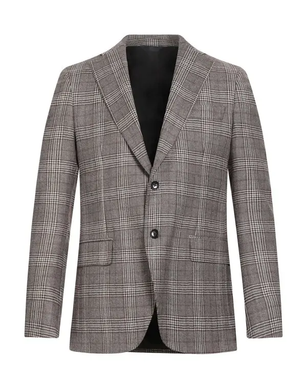 TOMBOLINI Blazer Chocolate Size Virgin Wool