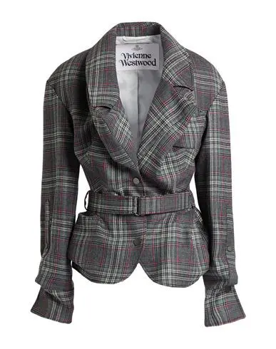 VIVIENNE WESTWOOD Glen Plaid Virgin Wool Blazer