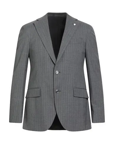 LUIGI BIANCHI MANTOVA Blazer Size Wool, Elastane