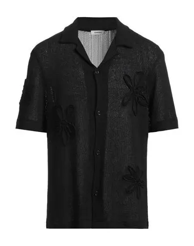 Sandro Shirt Ivory Size Polyester, Cotton - Black