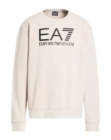 EA7 Cotton Sweatshirt - Beige