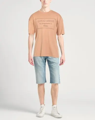Giorgio Armani T-shirt Camel Size Cotton - Beige