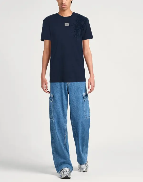 EA7 T-shirt Size Cotton - Navy