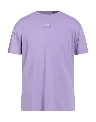 EA7 T-shirt Lilac Size Cotton - Purple