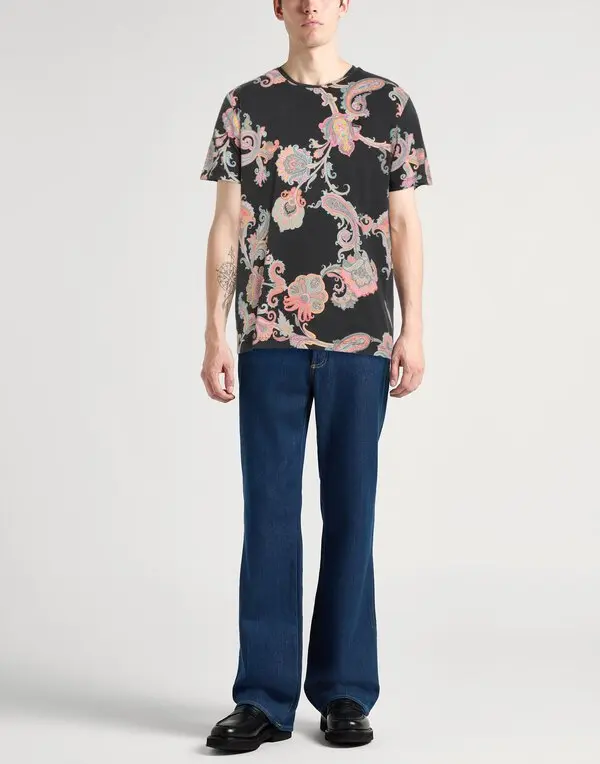Etro T-shirt Size Cotton - Black