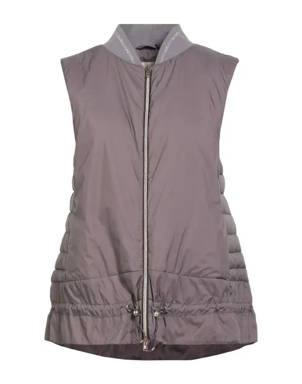 Herno Quilted Vest With Knitted Trims