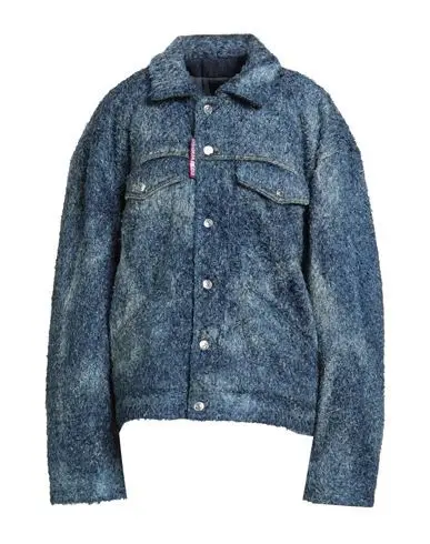 Dsquared2 Bouclé Jacket With Brand Logo