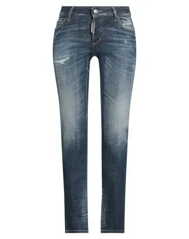Dsquared2 Jeans Size Cotton, Elastane, Calfskin