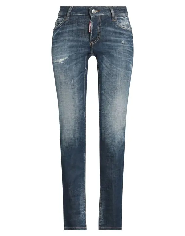 Dsquared2 Jeans Size Cotton, Elastane, Calfskin