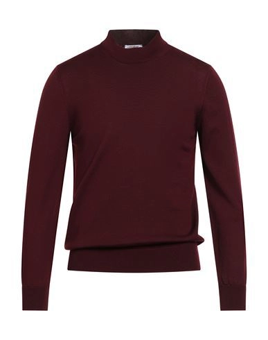 GIOFERRARI Merino Wool Mock Neck Sweater - Brick