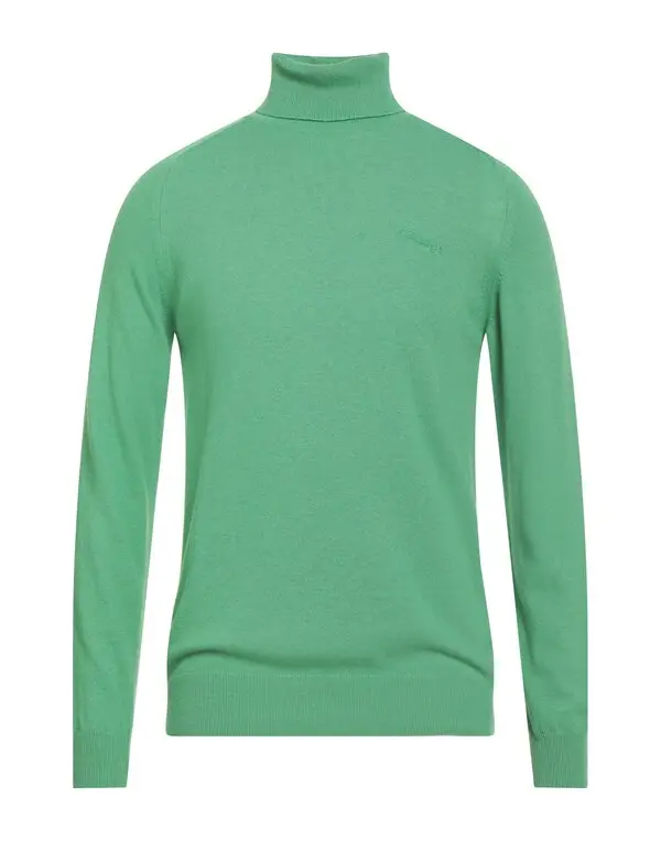 JOHNNY LAMBS Turtleneck Knit Top - Green