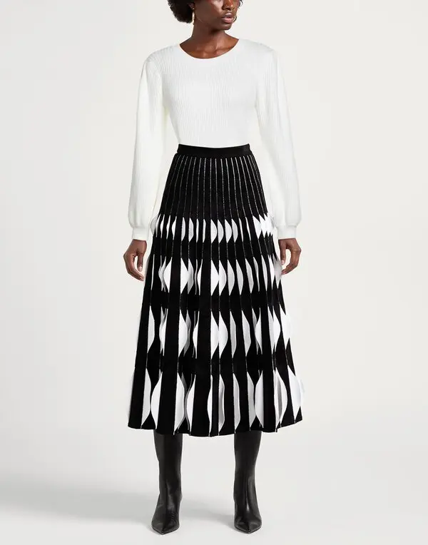 HAVEONE Ribbed Knit Sweater - White