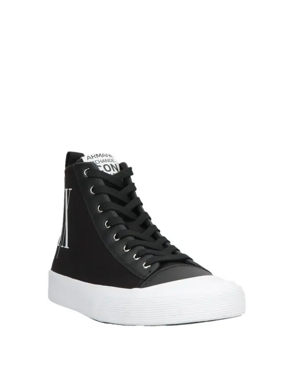 Armani Exchange High-top Sneakers - Black