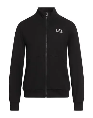 EA7 Cotton-elastane Sweatshirt - Black