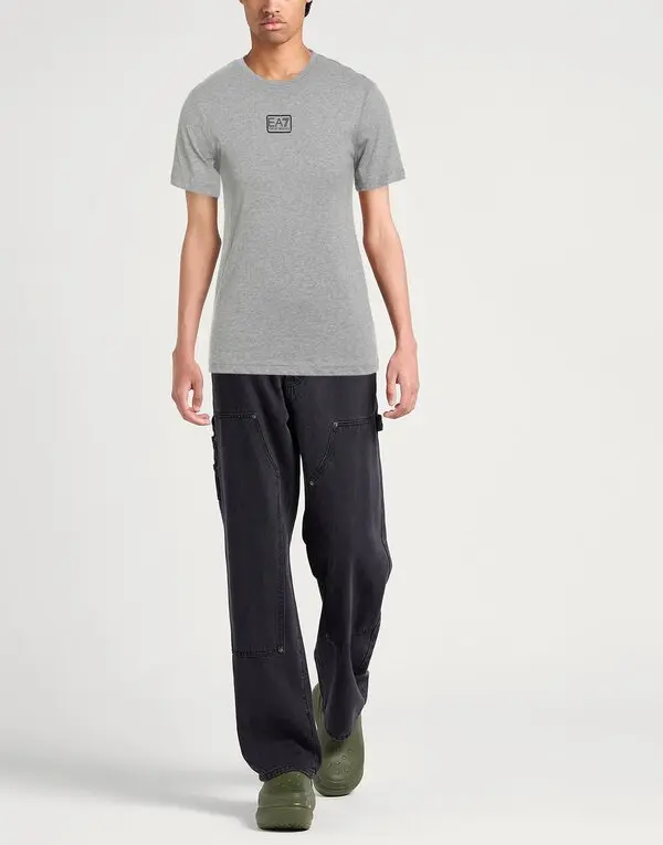 EA7 T-shirt Size Cotton - Grey