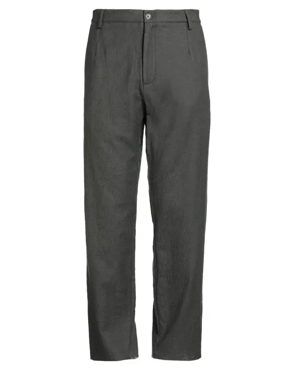 Masnada Tapered Wool-linen Blend Trousers