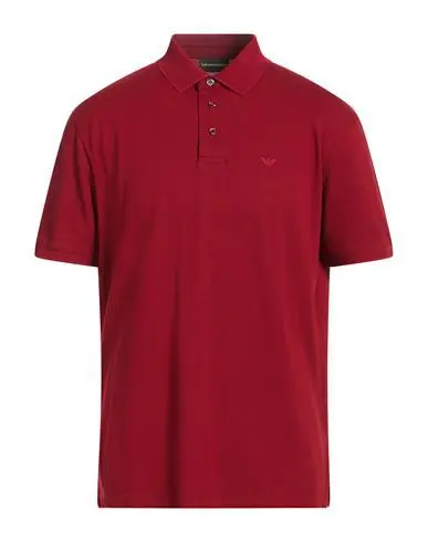 Emporio Armani Polo Shirt Brick Size Cotton - Red