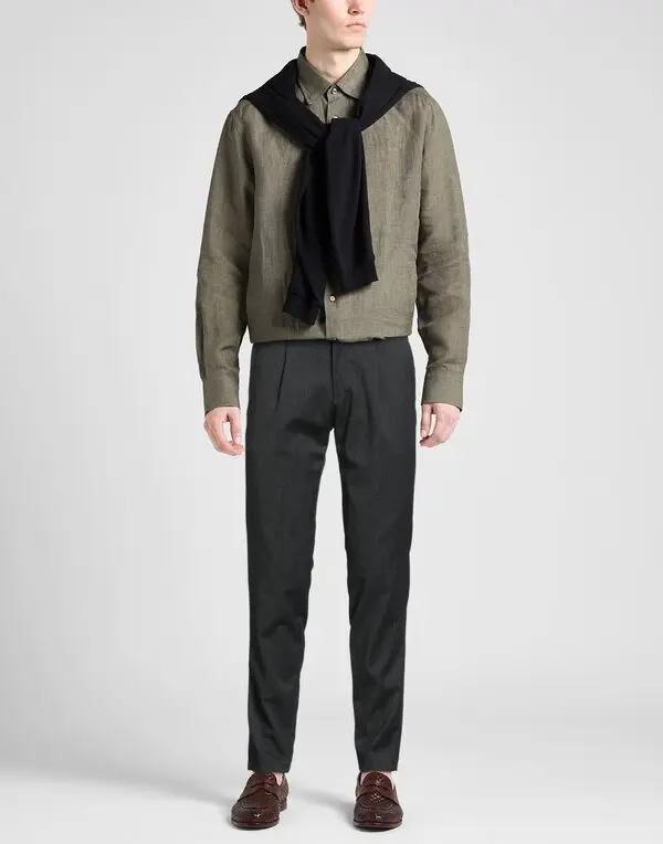 TOMBOLINI Tapered Wool-lycra Pants - Grey