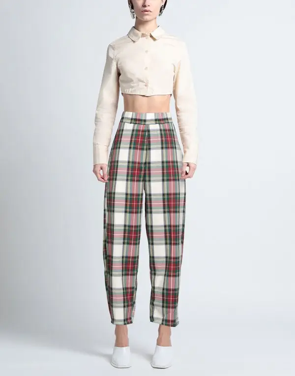 TENSIONE IN Tartan Tapered Pants