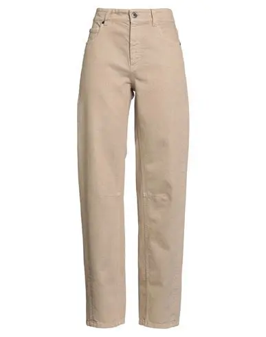 Brunello Cucinelli Cotton Viscose Polyester Jeans - Beige