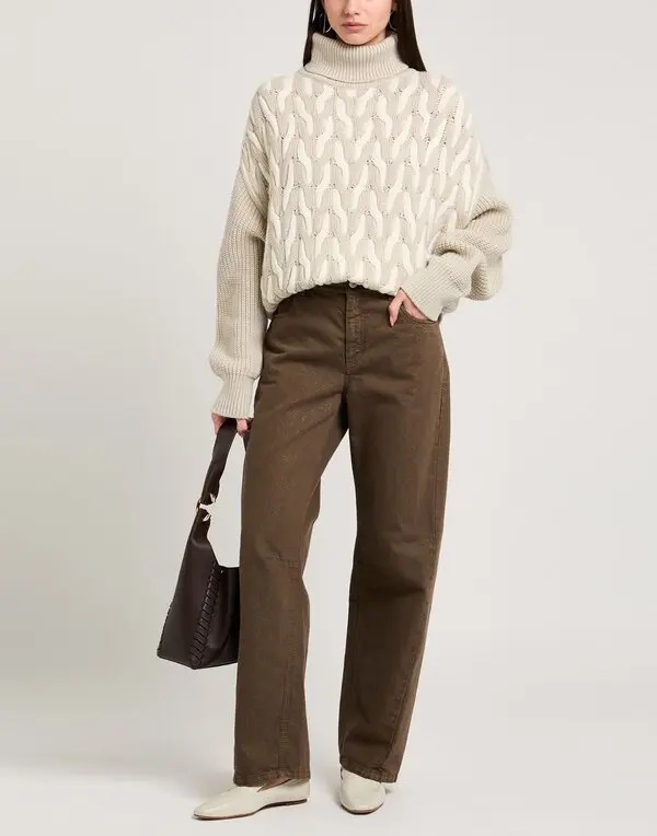 Brunello Cucinelli Straight-leg Jeans With Logo Detail
