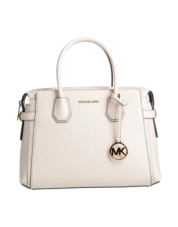 Michael Kors Handbag With Detachable Shoulder Strap - White