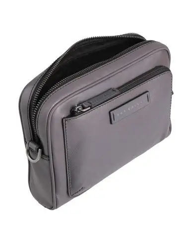 THE BRIDGE Leather Cross-body Bag - Grey