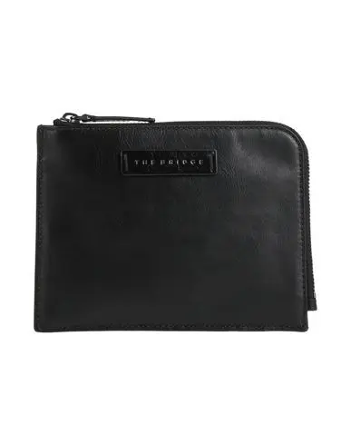 THE BRIDGE Leather Clutch - Black