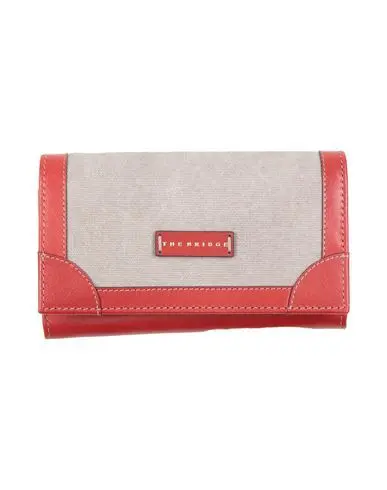 THE BRIDGE Wallet Cotton, Cow Leather - Red