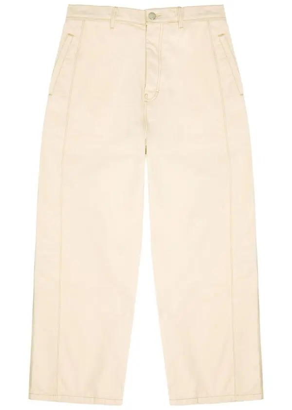 Ami Panelled Wide-leg Jeans