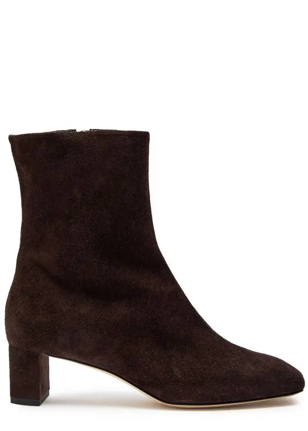 AeydĒ Millie 50 Suede Ankle Boots - Brown