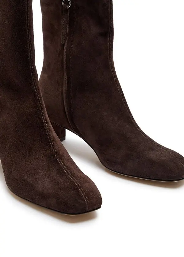 AeydĒ Millie 50 Suede Ankle Boots - Brown
