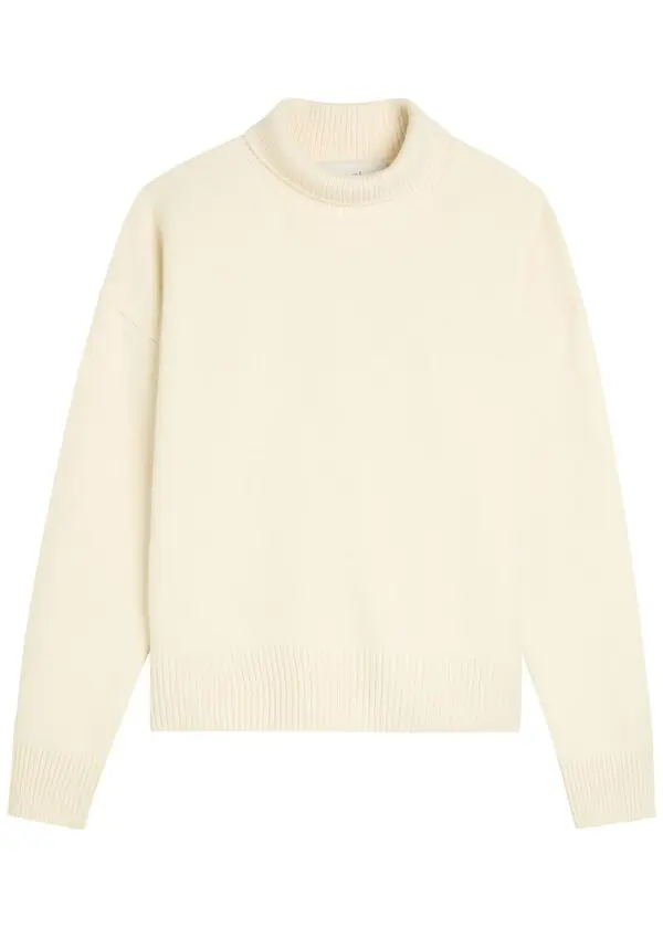 Ami Wool And Cashmere-blend Jumper