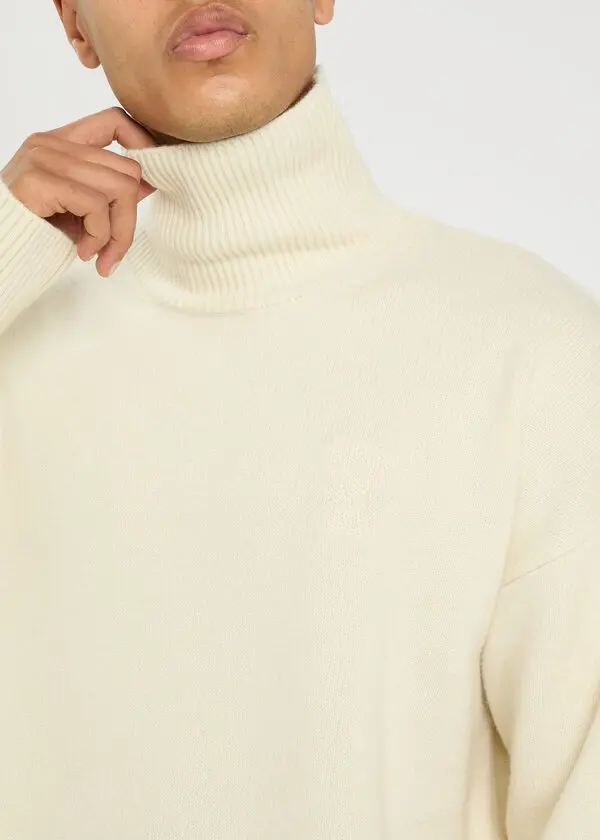Ami Wool And Cashmere-blend Jumper