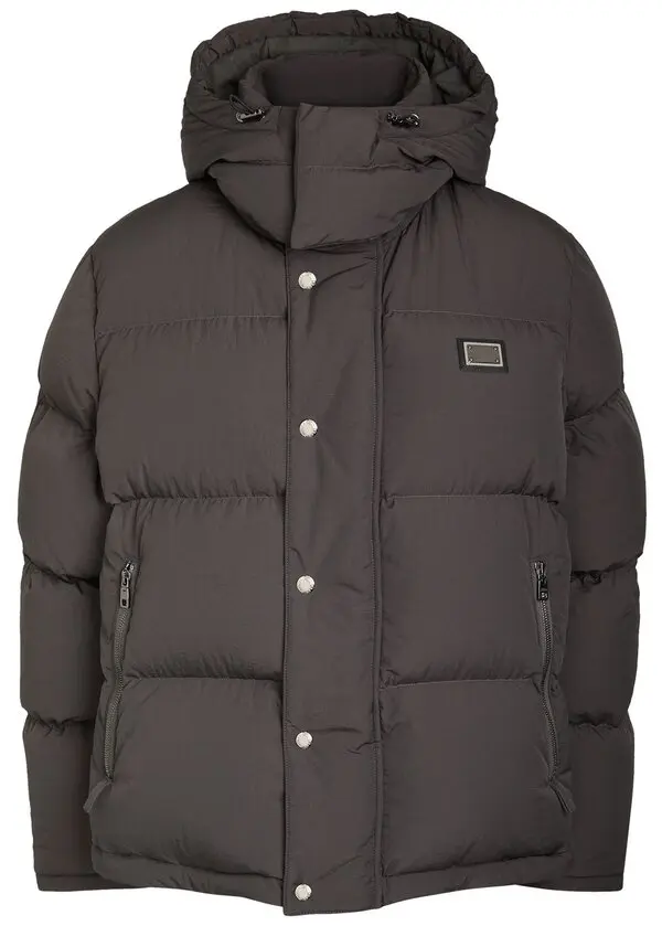 Dolce & Gabbana Padded Shell Jacket - Grey