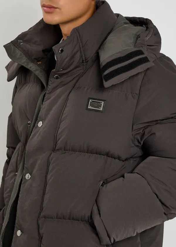 Dolce & Gabbana Padded Shell Jacket - Grey