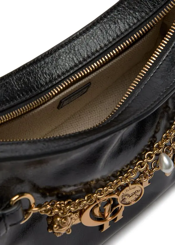 Chloé Charms Embellished Leather Shoulder Bag