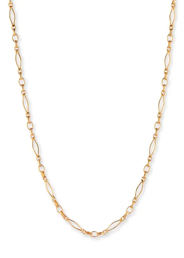 LAURA VANN Vintage Link 18kt-plated Necklace - Gold