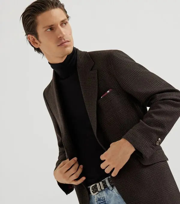 Brunello Cucinelli Silk-cashmere Rollneck Sweatshirt
