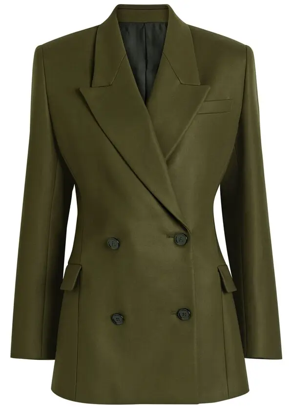 Alaïa Double-breasted Cotton Blazer